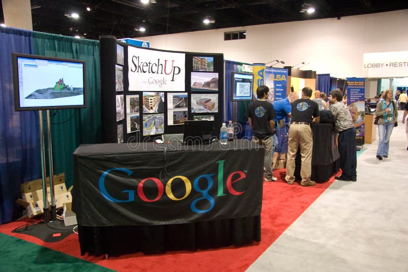 Google Booth editorial stock photo. Image of company, booth - 8976108
