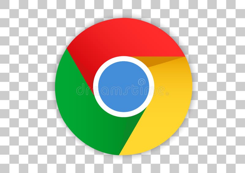 Google Chrome-Embleem redactionele fotografie. Illustratie bestaande ...