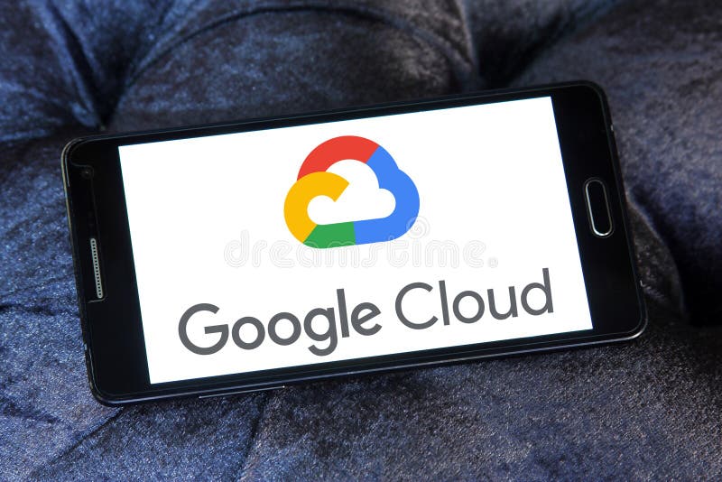 Google cloud logo editorial photography. Image of search - 300302882
