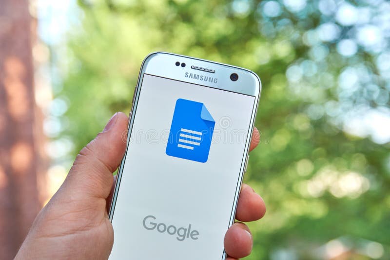 Google Docs app editorial stock image. Image of connect - 72122944