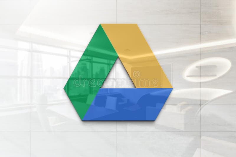 Google Drive on Iphone Realistic Texture Editorial Image - Illustration ...