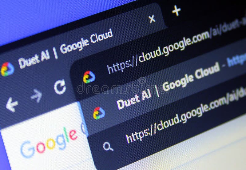 Google duet AI chatbot editorial image. Image of business - 298942765