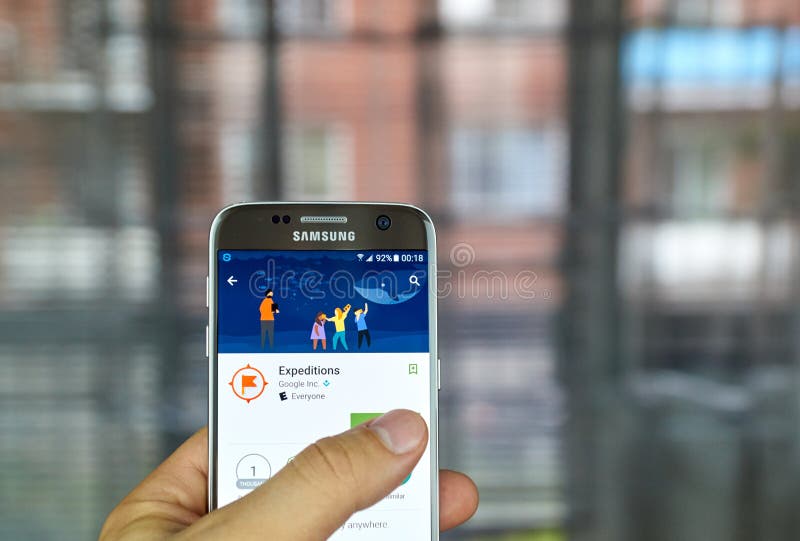 Google Expeditions app editorial stock photo. Image of reality - 80700113