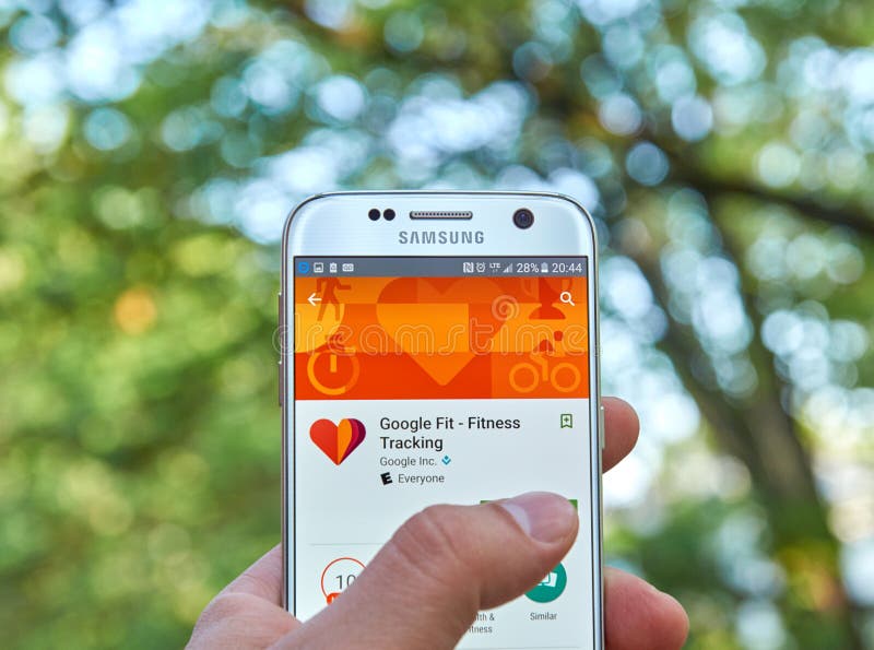Google Fit app editorial image. Image of digital, gadget - 72123835