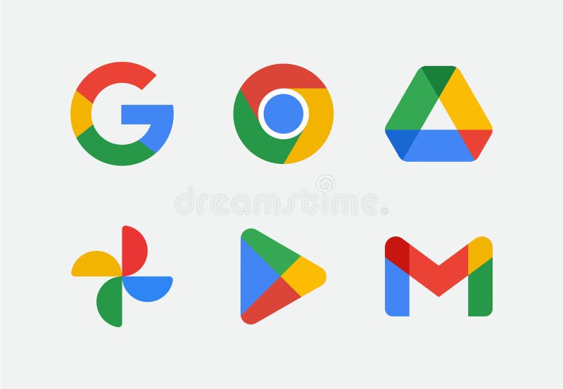 Google icon collection editorial stock image. Illustration of presentation - 358278769