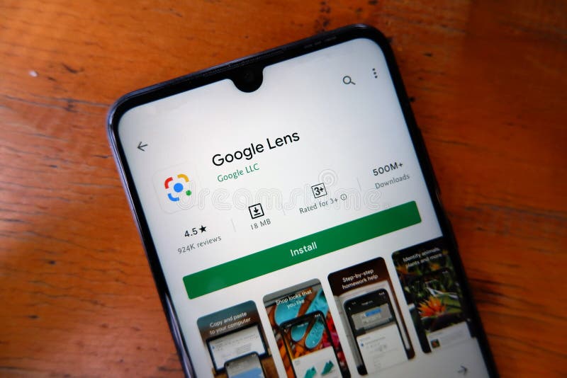 Google lens editorial stock image. Image of excel, document - 213715329