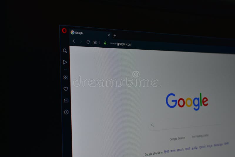 Google Website on Computer Screen Editorial Stock Photo - Image of ...