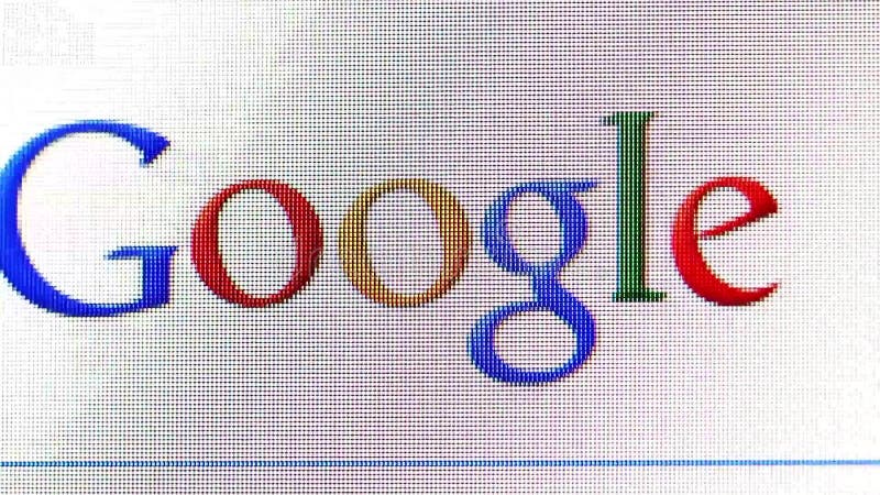 Google logo blur and pan stock video. Video of buildings - 112510355