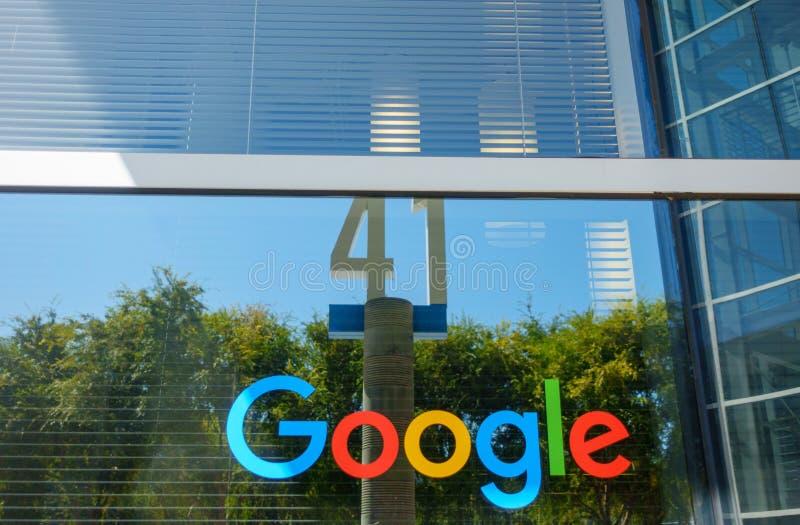 Google Logo at Googleplex Headquarters Main Office Editorial Stock ...