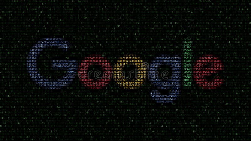 Google Logo Made of Hexadecimal Symbols on Computer Screen. Editorial ...