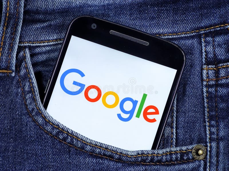 Google Logo on the Smartphone Screen. Google is an American ...