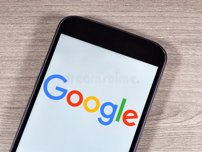 Google Technology Company Logo on the Screen. Editorial Editorial Image ...