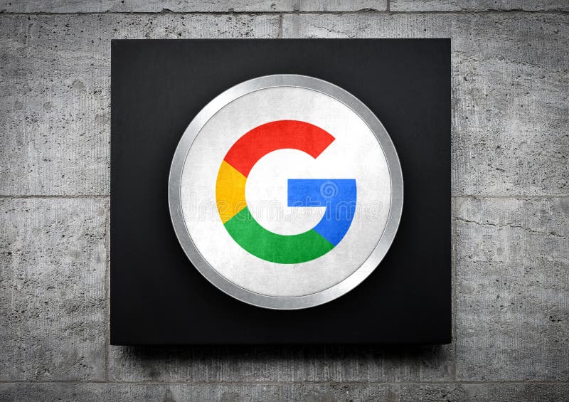 Google company logotype editorial stock image. Image of tech - 268206934