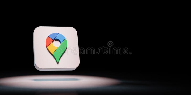 Google Maps App Icon Spotlighted on Black Background Editorial Photo ... Google Maps App Icon Spotlighted on Black Background Editorial Photo ...