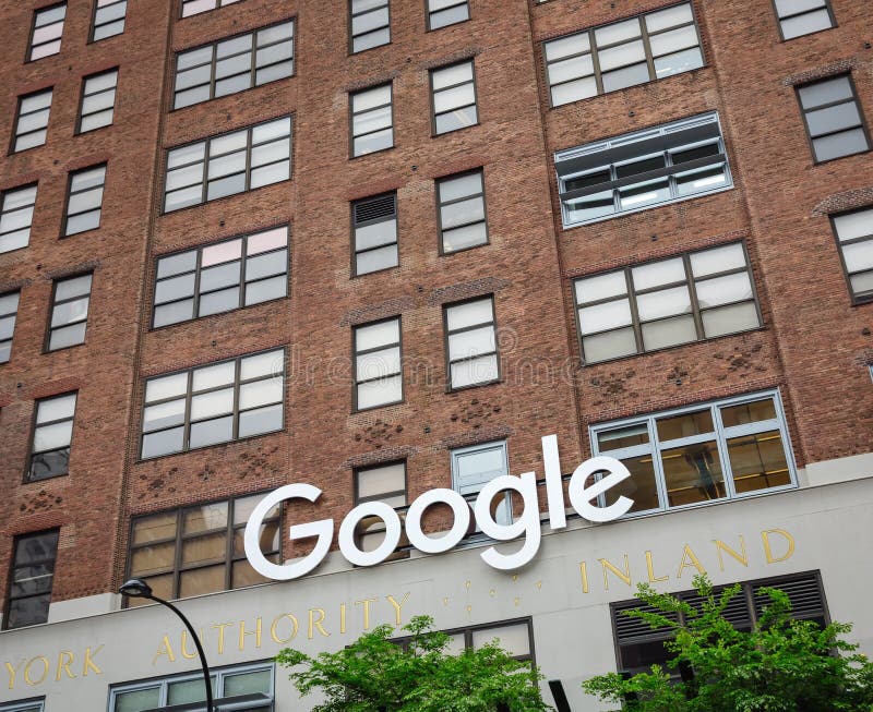 Google New York office editorial image. Image of sign - 75552200