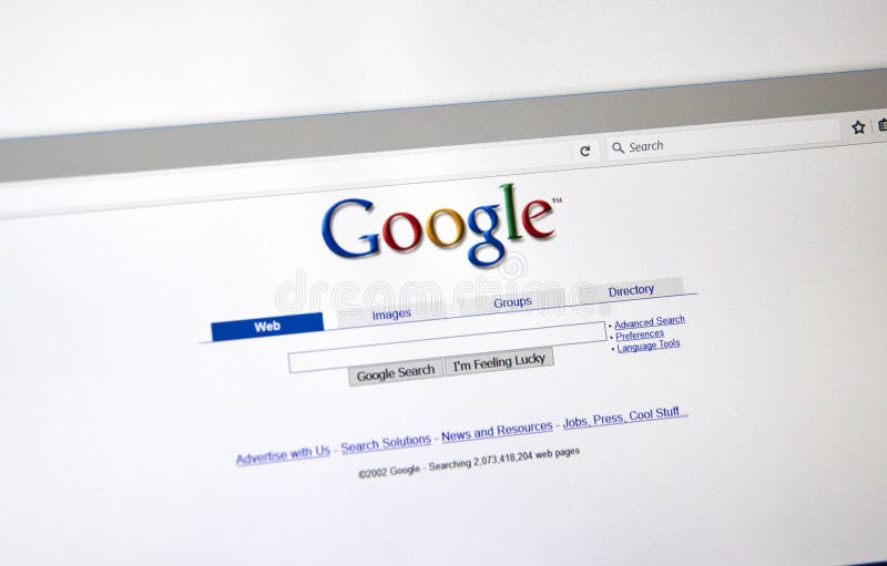 Google Old Style Search Page. Editorial Photography - Image of fast ...