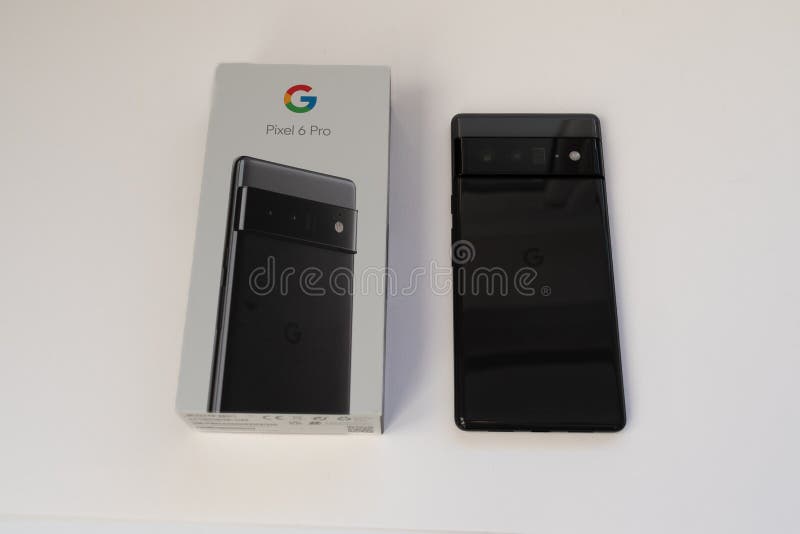 Google Pixel 6 Pro - High Tech Smartphone, Showing Rear Camera and Case ...