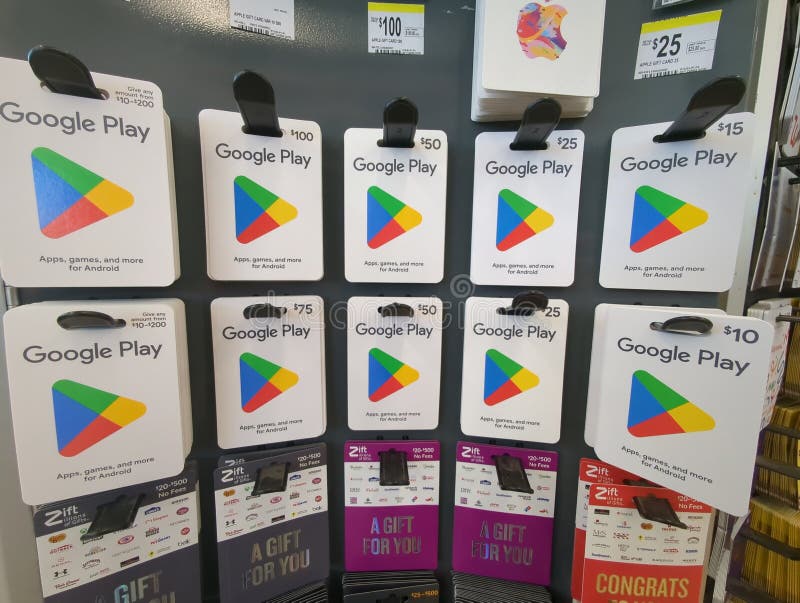 Google Play Gift Cards Present Money Pay Digital Scams Scammer Payment ...