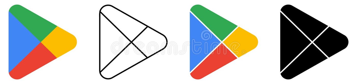Google Play Store Logo Stock Illustrations – 449 Google Play Store Logo ...
