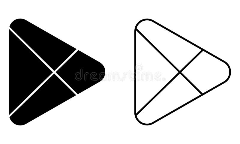 Google Play Store Vector Logo Editorial Stock Photo - Illustration of ...