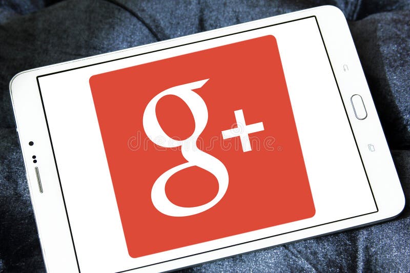 Google Plus logo editorial image. Image of applications - 94342060