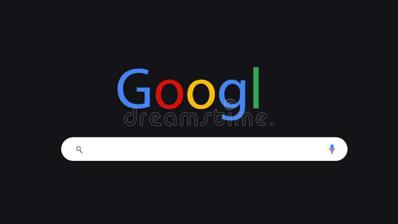 Google Search Animation Black Screen. Search Anything on Google for Any ...