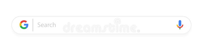 Google search bar editorial photography. Illustration of sign - 217256102