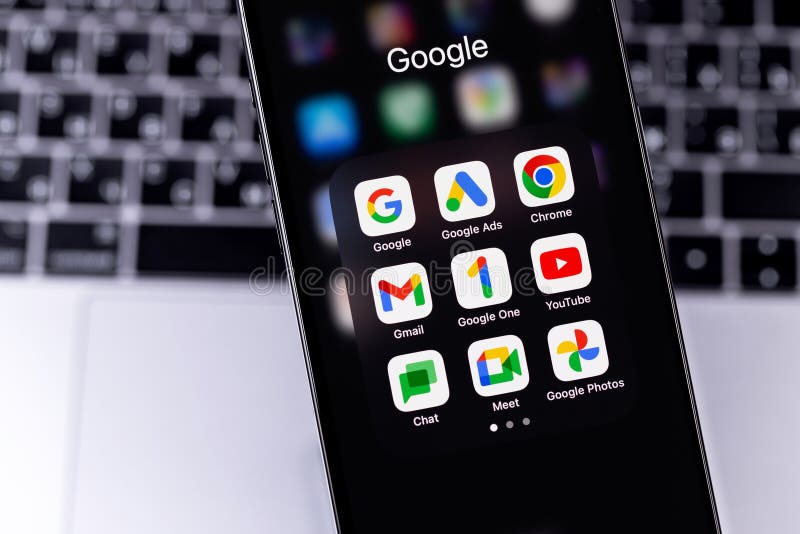 Google Services (Google, Google Ads, Chrome, Gmail, One, YouTube, Chat ...