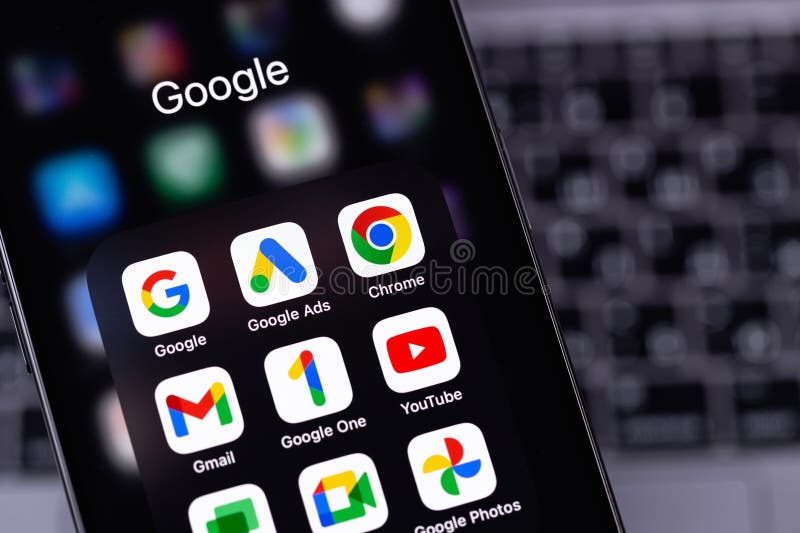 Google Services (Google, Google Ads, Chrome, Gmail, One, YouTube) Icons ...