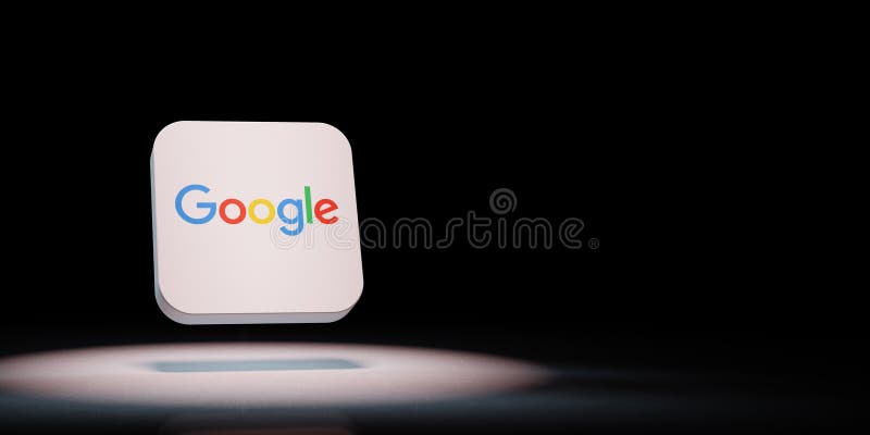 Google Text App Icon Spotlighted on Black Background Editorial Stock ...