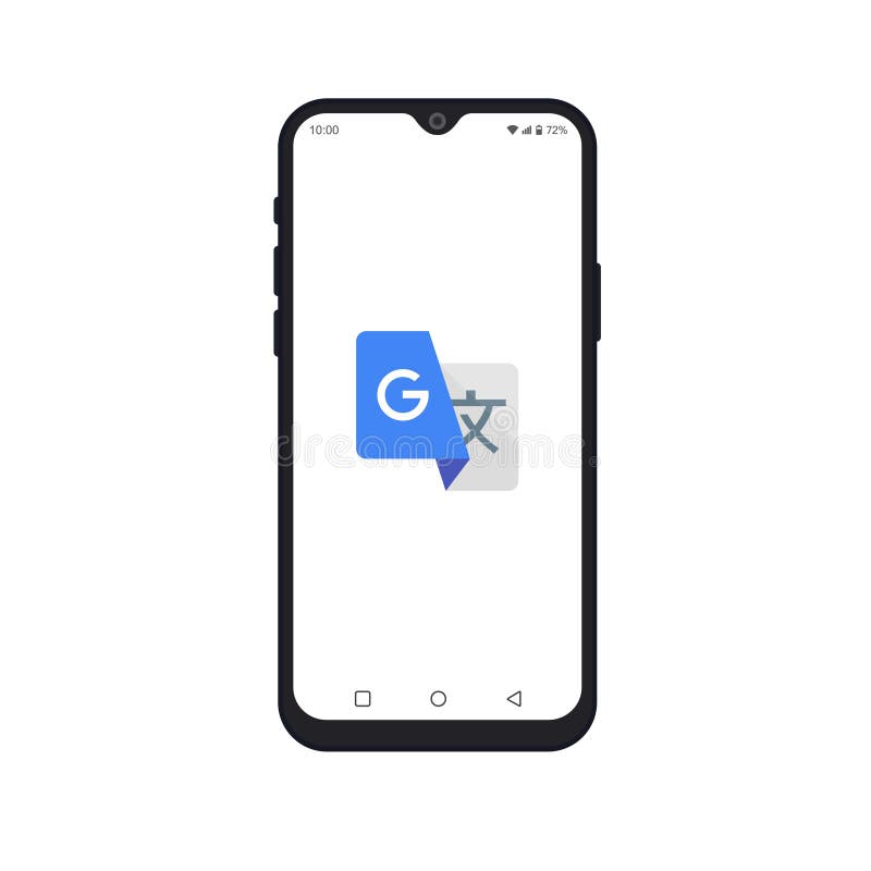 Google Translate on a Smartphone Editorial Stock Image - Illustration ...