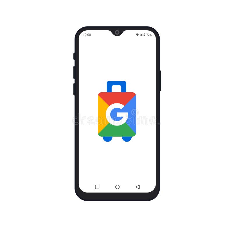 Google Travel App on a Smartphone Editorial Stock Photo - Illustration ...