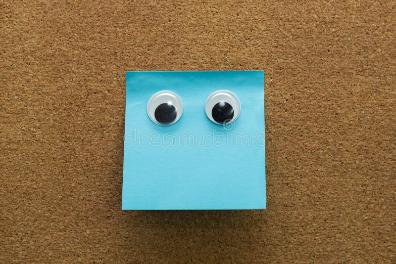 Multiple Sticky Note on Cork Board Concept Using Sticky Notes Stock ...