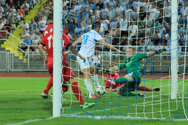 Gooool image stock éditorial. Image du zone, soccer, célébrez - 32385169