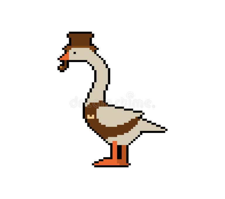 Goose Pixel Stock Illustrations – 369 Goose Pixel Stock Illustrations ...