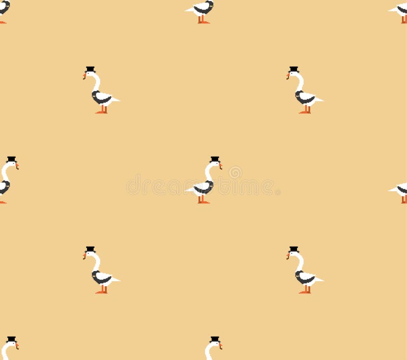 Goose Pixel Stock Illustrations – 338 Goose Pixel Stock Illustrations ...