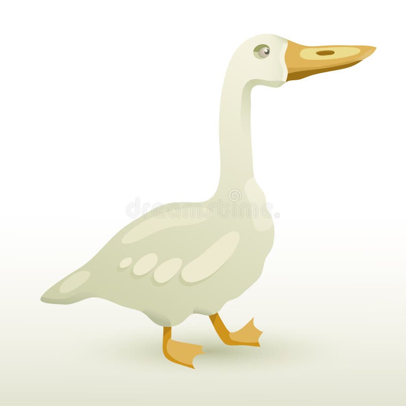 Goose Character stock vector. Illustration of drawing - 54895752