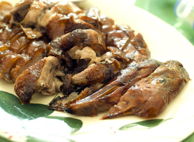 The Goose Of Dinner Table In China Stock Photo - Image of dinner, goose ...