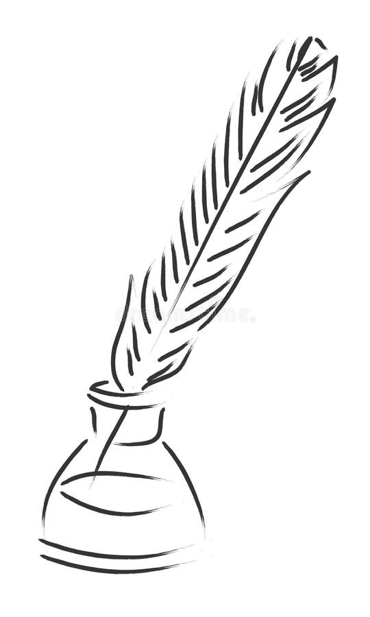 Inkpot Coloring Page