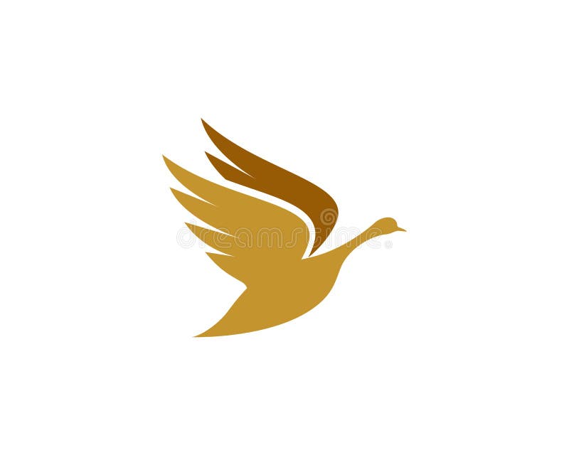 Goose Logo Template stock vector. Illustration of duck - 118395920