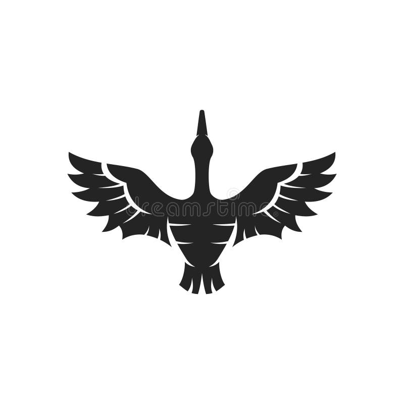 Goose Logo Template Isolated. Brand Identity. Icon Abstract Vector ...