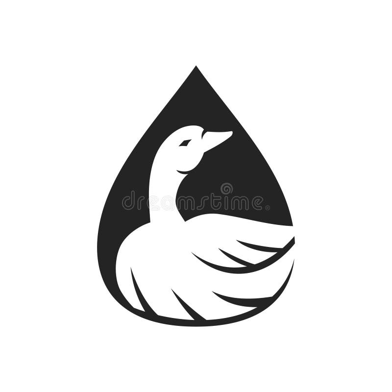 Goose Logo Template Isolated. Brand Identity. Icon Abstract Vector ...