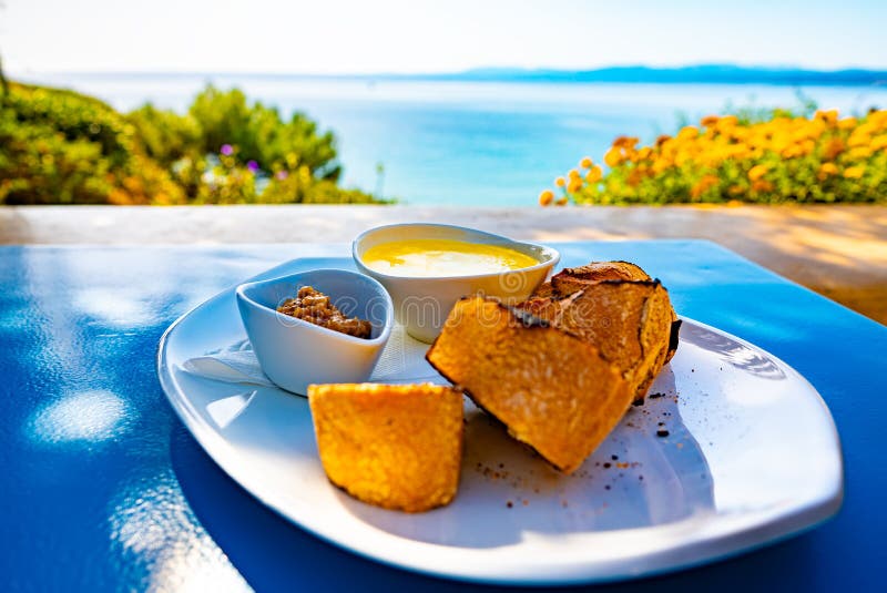 Goose pate with bread stock photo. Image of slice, liver - 315779876