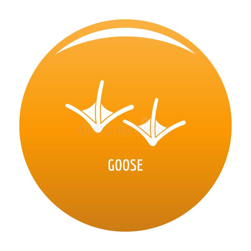 Goose Step Icon Vector Orange Stock Vector - Illustration of orange ...