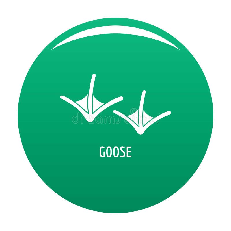 Goose Step Icon Vector Green Stock Vector - Illustration of sign, logo ...