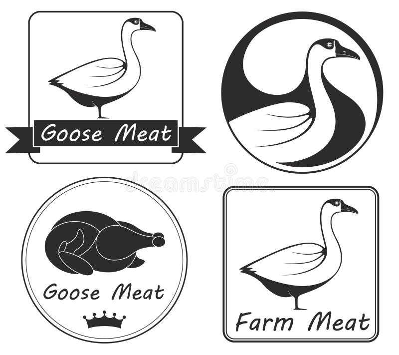 Goose stock vector. Illustration of bizarre, abstract - 49428179