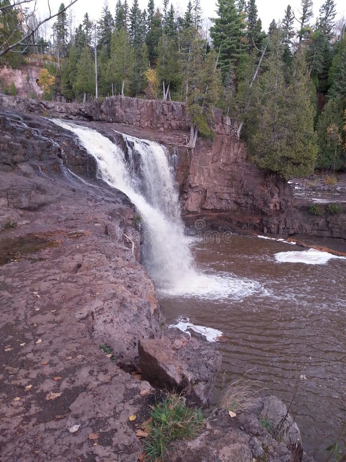 Gooseberry Falls stock image. Image of natire, gooseberry - 62098489