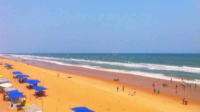 Gopalpur, Sea Beach, Odisha, India Stock Image - Image of gopalpur ...