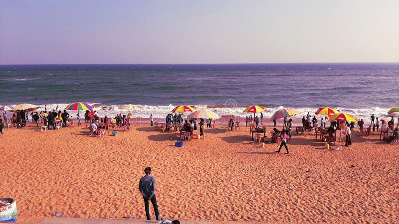 Gopalpur Sea Beach, Odisha, India Editorial Stock Image - Image of ...