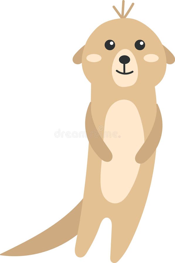 Gopher Animal Cartoon stock vector. Illustration of beaver - 296461756